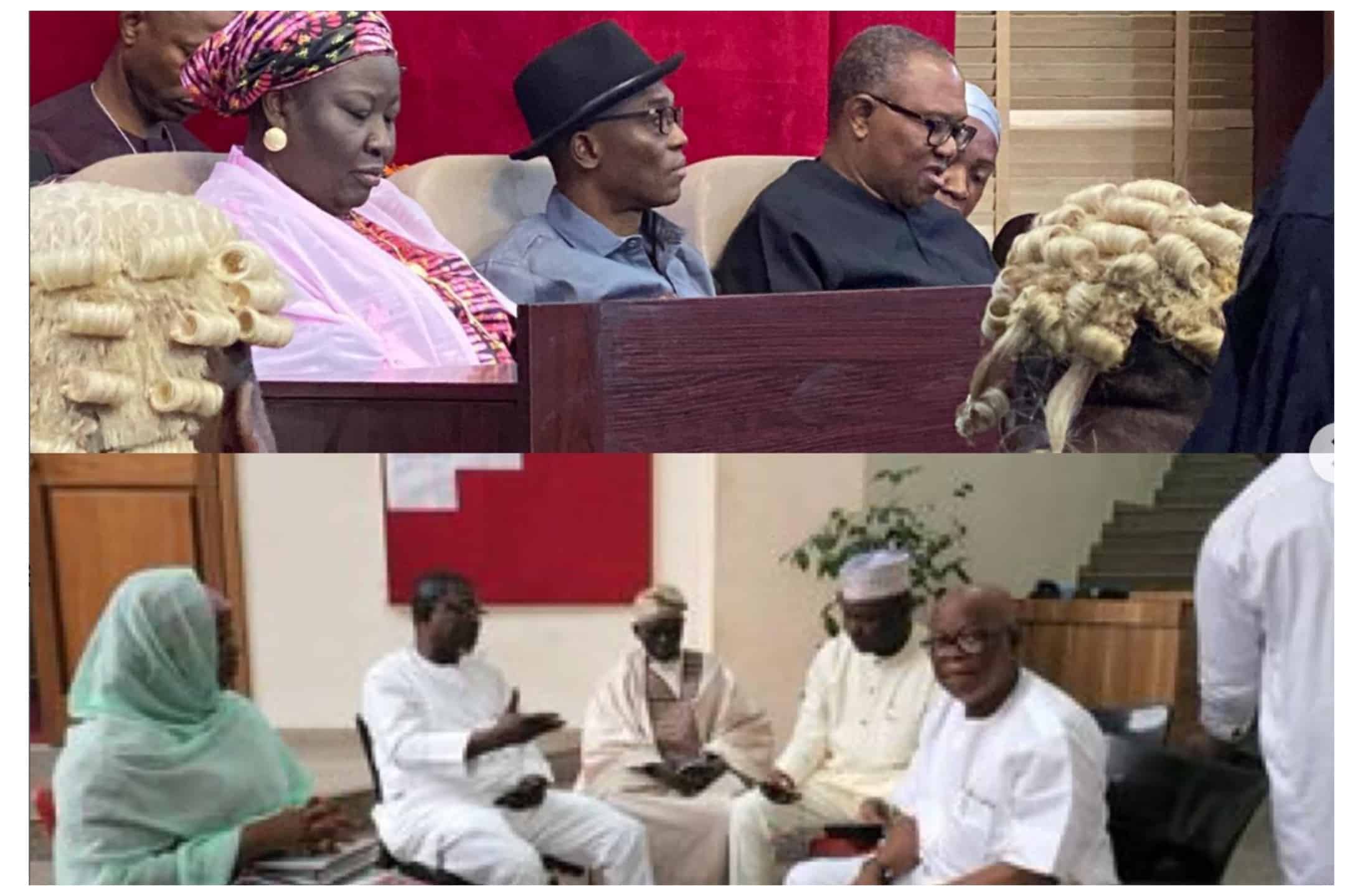 VIDEO: Peter Obi, Julius Abure Seat Inside Court While Lamidi Apapa And ...