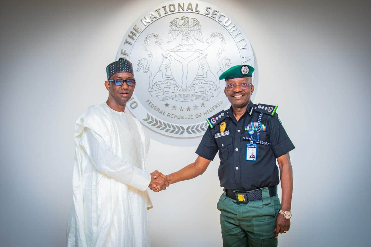 IGP Egbetokun Visits NSA, Nuhu Ribadu (Photos) - Naija News