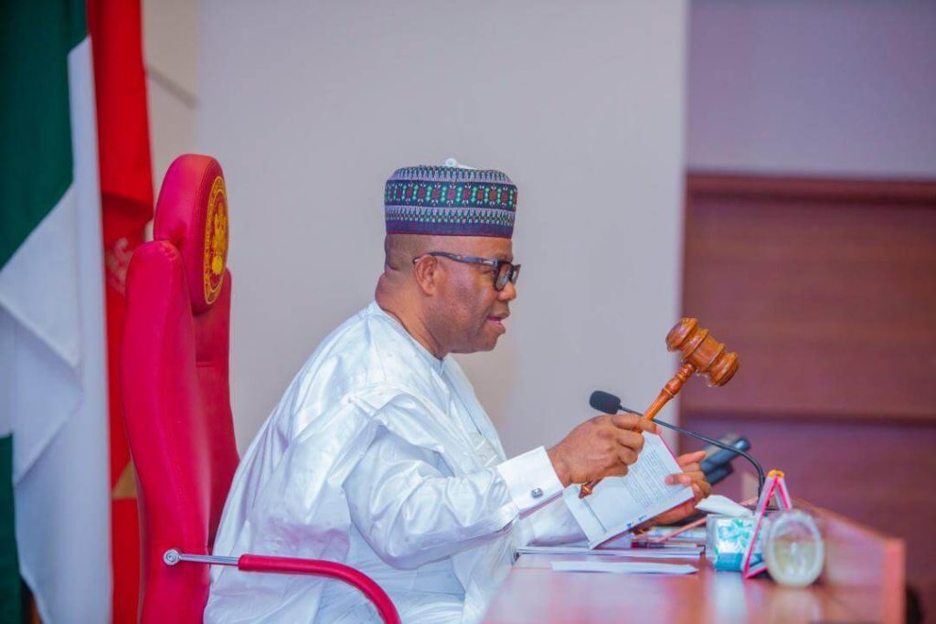 Akpabio Swears In Two New Lawmakers