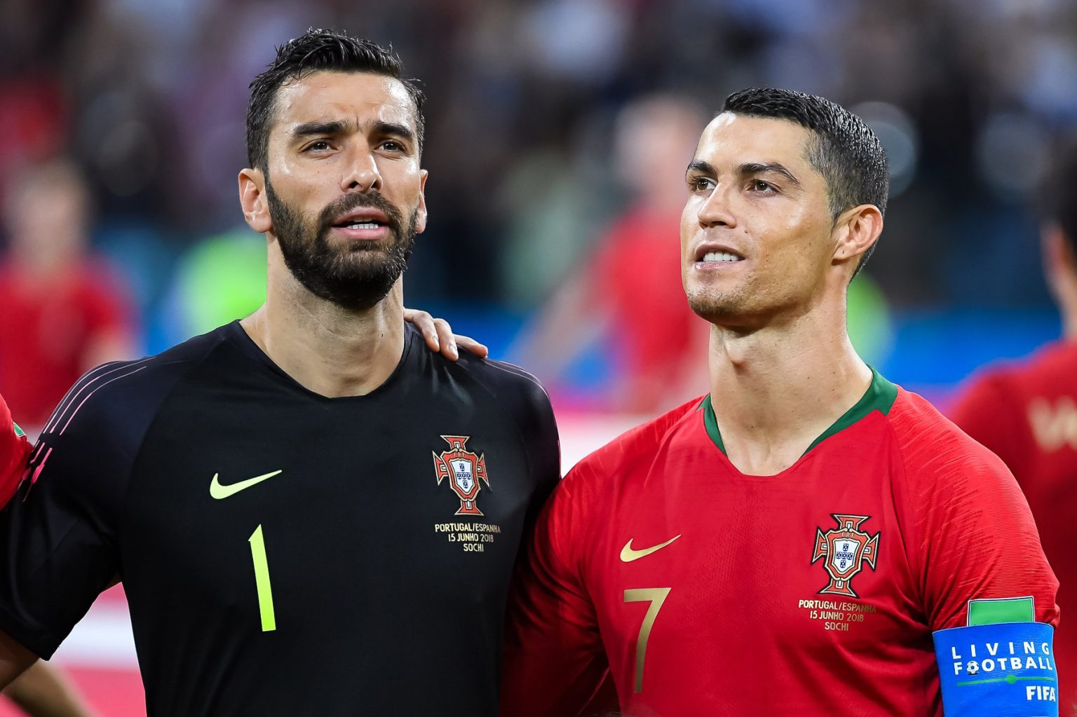 Cristiano Ronaldo Salutes Rui Patrício As Portugal Goalkeeping Legend ...
