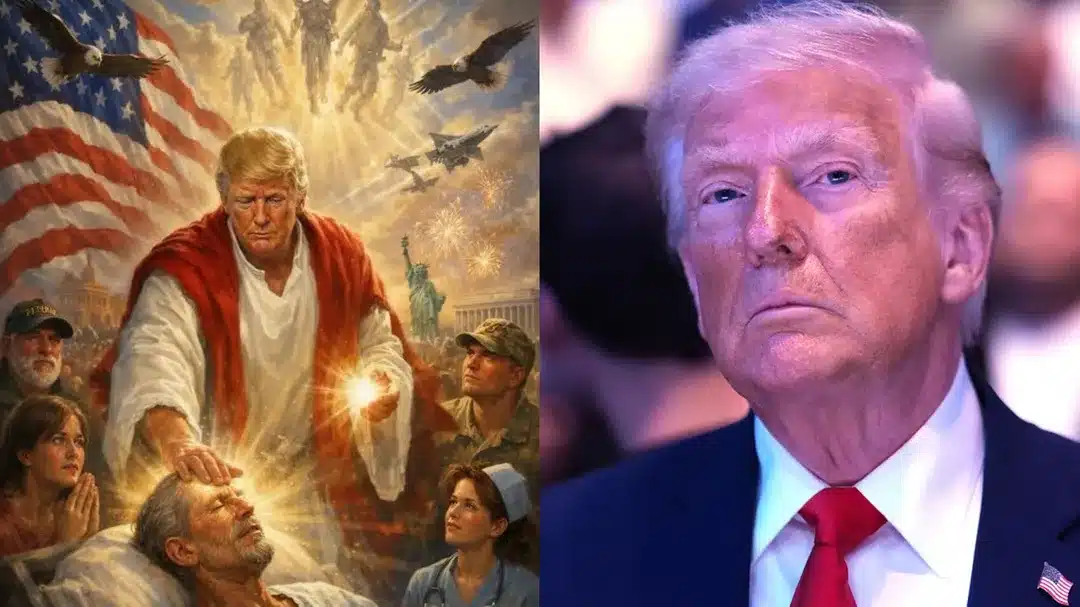 Trump Denies Posting AI Image Portraying Himself As Jesus