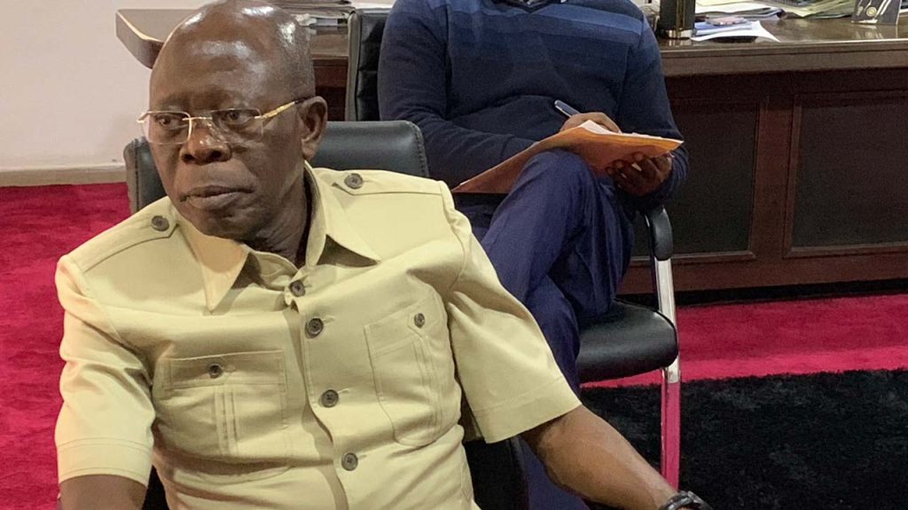 I Am Not Playing God - Oshiomhole Speaks On Senate President Ambition